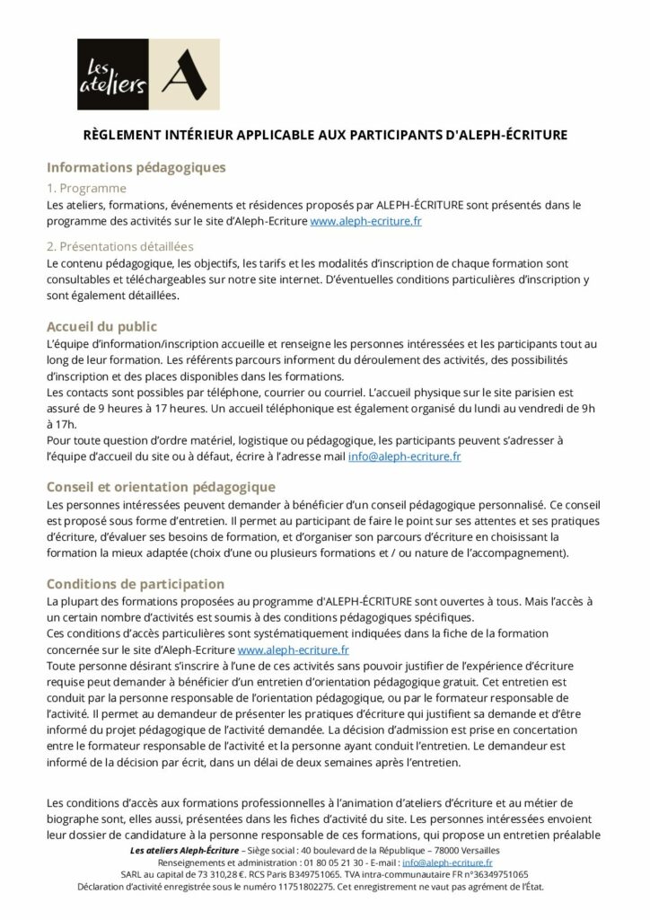 Documents Archive - Aleph Écriture